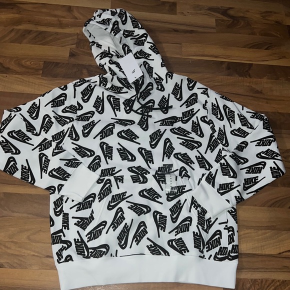 Nike | Shirts | New Nike Sportswear Aop All Over Print Hoodie | Poshmark